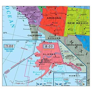 Superior Mapping Company United States Poster Size Wall Map 40 x 28 with Cities (1 Map)