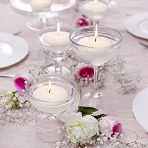 Bolsius Unscented 1.75" Floating Candles – Set of 40 White Floating Candles – Cute and Elegant Burning Candles – Candles with Nice and Smooth Flame – Party Accessories