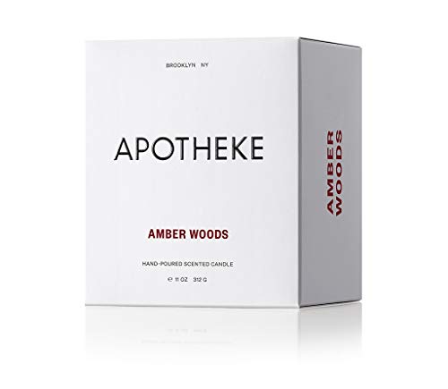 Apotheke Signature Amber Woods Candle, 1 EA