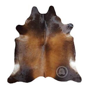 Sunshine Cowhides Genuine Mahogany Brown Cowhide Rug XL 6 x 7-8 ft. 180 x 240 cm