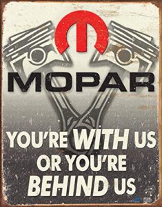 desperate enterprises mopar you are behind us tin sign usa groãÿ new 40×31 cm s4311