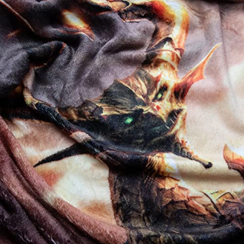 Bioworld Nicol Bolas Throw Blanket