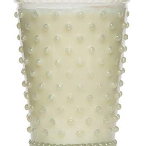 Simpatico Hobnail Candle, White Flower