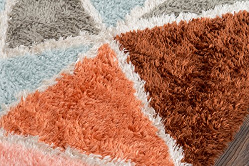 Novogratz Retro Collection Prism Shag Area Rug, 3'6" x 5'6", Multicolor