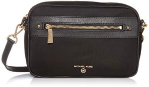 michael michael kors jet set charm large east/west crossbody black one size