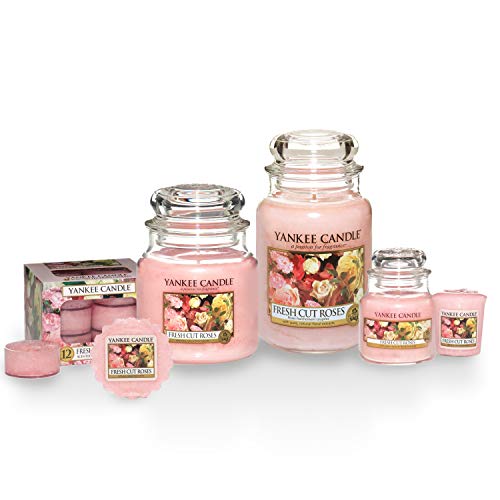 Yankee Candle 5038580004465 jar Small Fresh Cut Roses YSMFCR, one Size.