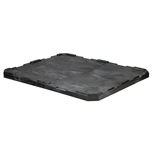 Buckhorn TS4845030010000 48" x 45" Structural Foam Bulk Container Lid, Black