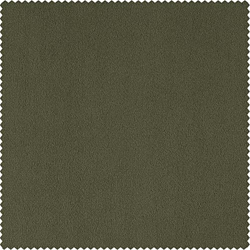 HPD Half Price Drapes Signature Velvet Blackout Curtains For Bedroom 50 X 108 (1 Panel), VPCH-190622-108, Hunter Green