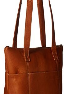 David King & Co. Top Zip Shopping Tote 543, Tan, One Size