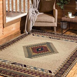 United Weavers of America Tucson Manhattan Rug Collection, 1' 10" by 3', Cream (940 27097)