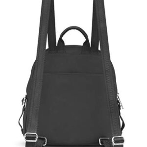 Calvin Klein womens Sussex Nylon Backpack, Black/Silver, One Size