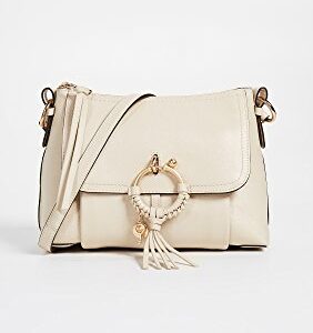 See by Chloe Women's Joan Small Shoulder Bag, Cement Beige, Off White, One Size