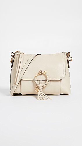 See by Chloe Women's Joan Small Shoulder Bag, Cement Beige, Off White, One Size