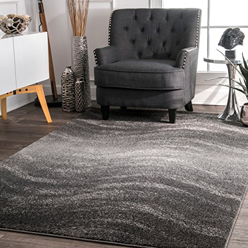 nuLOOM Julene Contemporary Area Rug, 3' x 5', Grey