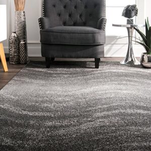 nuLOOM Julene Contemporary Area Rug, 3' x 5', Grey