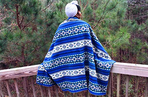 Inca Aztec Throw Blanket | Southwest Indian Navajo Boho Style | Native Woven Western Cover for Camping, Bedding, Couch & Office | Faux Alpaca, Lightweight, Hypoallergenic & Warm Camp Vanlife Blanket…