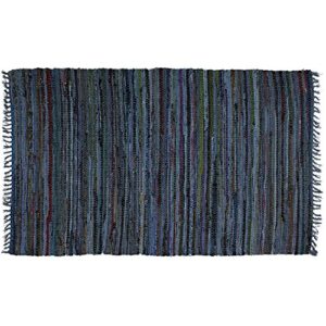 sturbridge country rag rug in denim 30″ x 50″