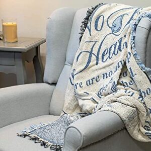 Dicksons No Tears in Heaven Memorial 46 by 68 in All Cotton Tapestry Throw Blanket