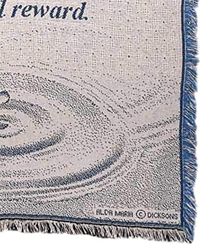 Dicksons No Tears in Heaven Memorial 46 by 68 in All Cotton Tapestry Throw Blanket