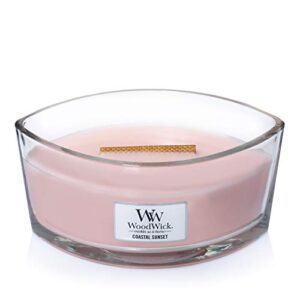 Woodwick Ellipse Scented Candle, Coastal Sunset, 16oz | Up to 50 Hours Burn Time