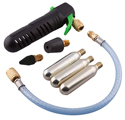 Leak Saver - Leak Shot HVAC - Leak Sealant Injector and Condensate Line Blaster - Non-Contaminating CO2 Cartridges - for A/C and Mini Splits - Systems Up to 5 Tons