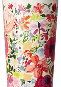 Kate Spade New York 16 Ounce Insulated Travel Mug, Floral Double Wall Thermal Tumbler for Coffee/Tea, Dahlia