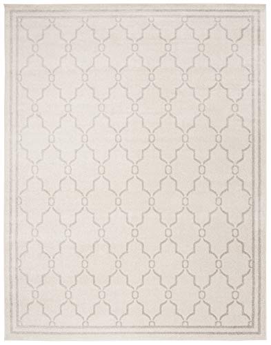 SAFAVIEH Amherst Collection 6' x 9' Ivory / Light Grey AMT414E Trellis Non-Shedding Living Room Bedroom Dining Home Office Area Rug