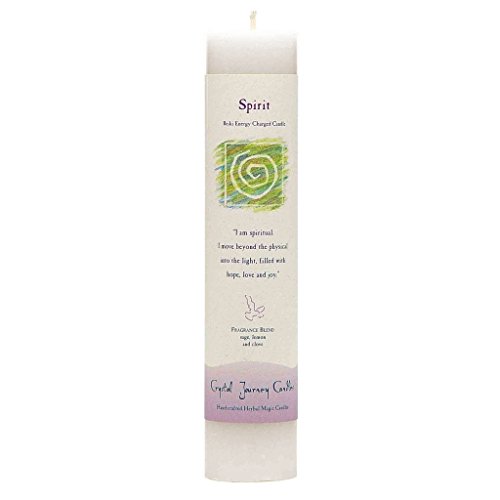 CRYSTAL JOURNEY Candle Pillar Spirit, 1 EA