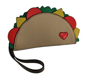 taco bout love food friendly taco shaped purse w/removable wrist strap