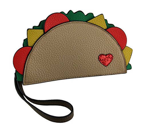 Taco Bout Love Food Friendly Taco Shaped Purse w/Removable Wrist Strap