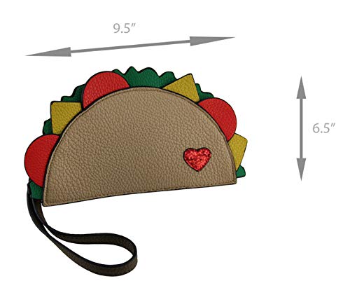 Taco Bout Love Food Friendly Taco Shaped Purse w/Removable Wrist Strap