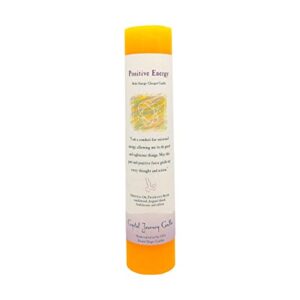 crystal journey candle pillar positive energy, 1 ea