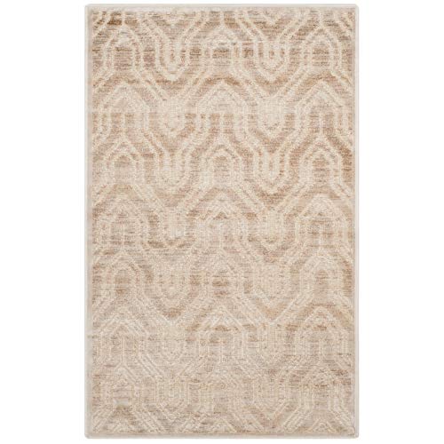 SAFAVIEH Paradise Collection 2'7" x 4' Stone PAR352 Art Deco Viscose Accent Rug