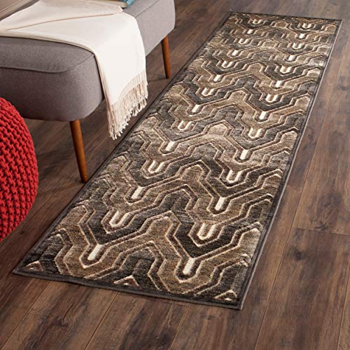 SAFAVIEH Paradise Collection 2'7" x 4' Stone PAR352 Art Deco Viscose Accent Rug