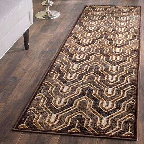 SAFAVIEH Paradise Collection 2'7" x 4' Stone PAR352 Art Deco Viscose Accent Rug