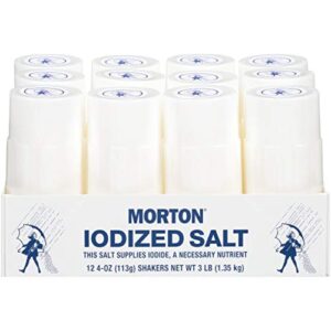 morton iodized salt shakers, 4 ounce (pack of 24)