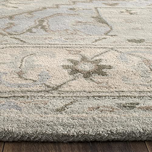 SAFAVIEH Heritage Collection 2' x 3' Beige/Grey HG866A Handmade Traditional Oriental Premium Wool Accent Rug