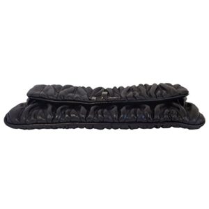 JNB Wrinkled PU Clutch bag, Black