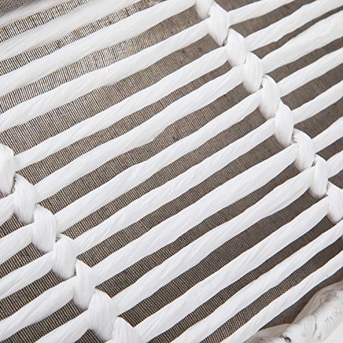 Home Zone Living VS19450E Nursery Basket, White/Grey