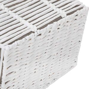 Home Zone Living VS19450E Nursery Basket, White/Grey