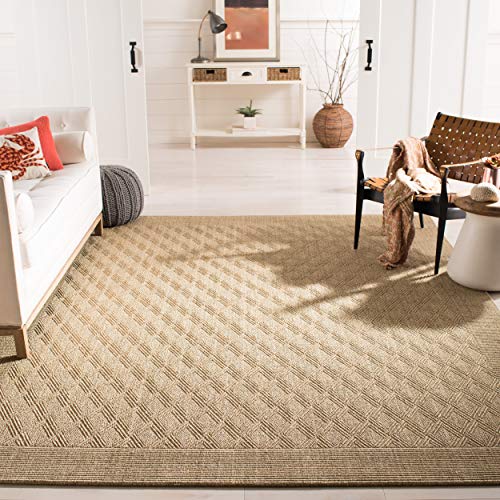 SAFAVIEH Palm Beach Collection 6' x 9' Sand PAB351A Sisal & Jute Area Rug