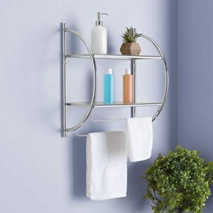 Home Basics BS10105 Bath Shelf, Chrome