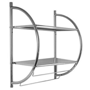 Home Basics BS10105 Bath Shelf, Chrome