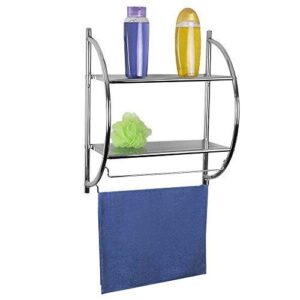 Home Basics BS10105 Bath Shelf, Chrome