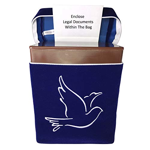 Secure Cremation Urn Bag and Temporary Urn TSA Standard - Patented Product