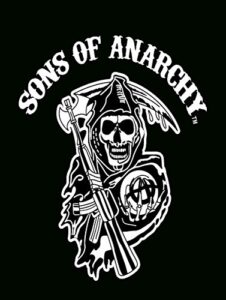 sons of anarchy original reaper super plush throw blanket