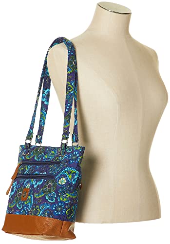 Stone Mountain Quilted Donna Tote Handbag One Size Blue multi