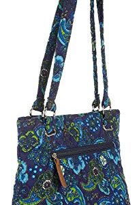 Stone Mountain Quilted Donna Tote Handbag One Size Blue multi