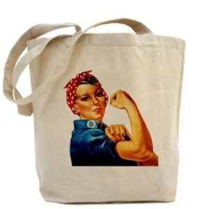 cafepress rosie the riveter tote-bag natural canvas tote-bag,shopping-bag