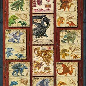 Trends International Dungeons Dragon Grid Wall Poster, 22.375" x 34", Premium Unframed Version